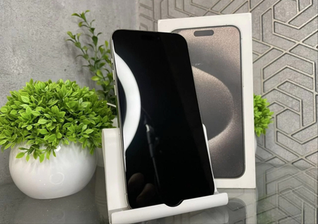 Iphone 15 pro max natural titanium 256 gb