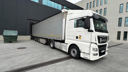 MAN tgx18.510 тягач прицепи бн