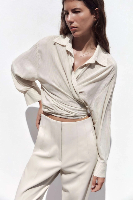Брюки Zara с высокой посадкой