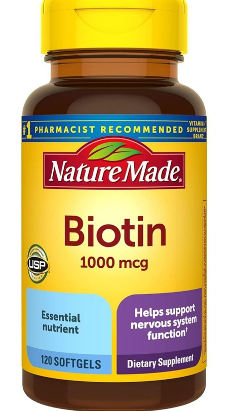Biotin 1000мг  Биотин 120кап USA