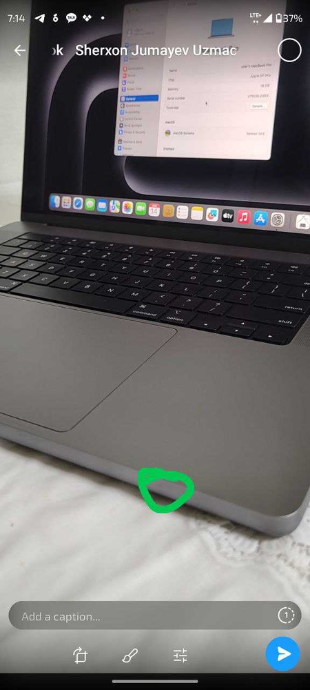 Macbook Pro 16 inch M1pro
