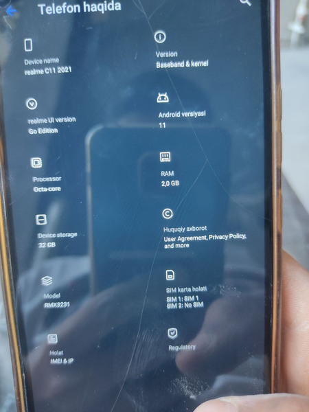Realme C11 32gb.