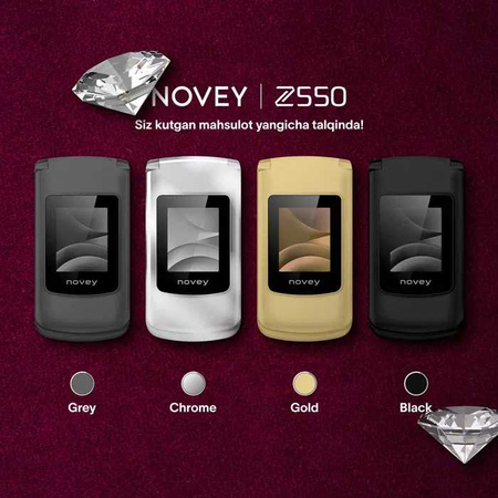 Novey Z550 (Garantya 100%)(24/7 Aloqadamiz)
