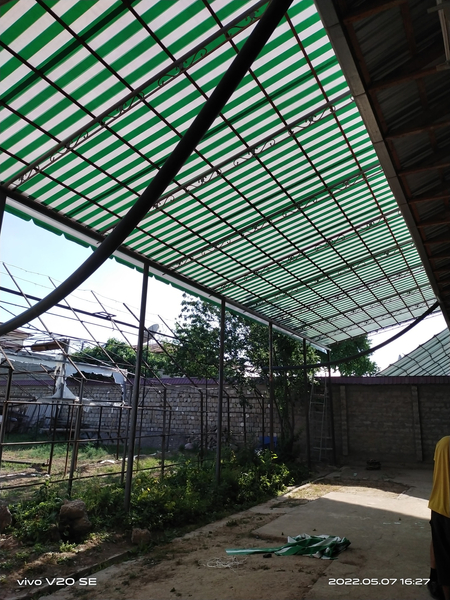 Banner tent kariski xitoy banner soya setkalar naves ustanovka