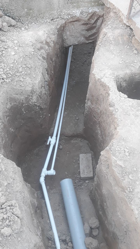 КАНАЛИЗАЦИЯ ишларини бажарамиз. Канализация, водопровод, траншеи казиш