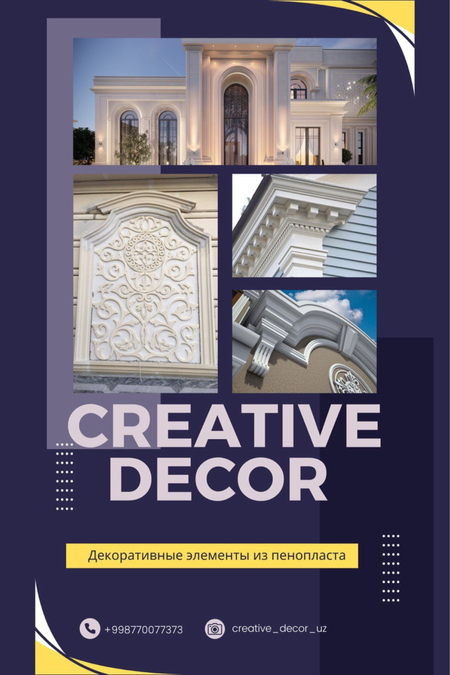 Decor fasad tyagi nalichnik oina belvo, karniz