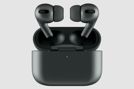 БЕПУЛ Доставка, Новые Airpods Pro lux Dubai black, черный матовый.