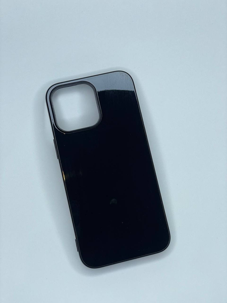 Чёрный Глянцевый чехол, на iPhone