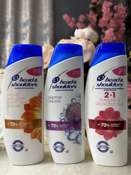 Shampun Clear Elseve Fructis Pantene head& shoulders chistoe linya