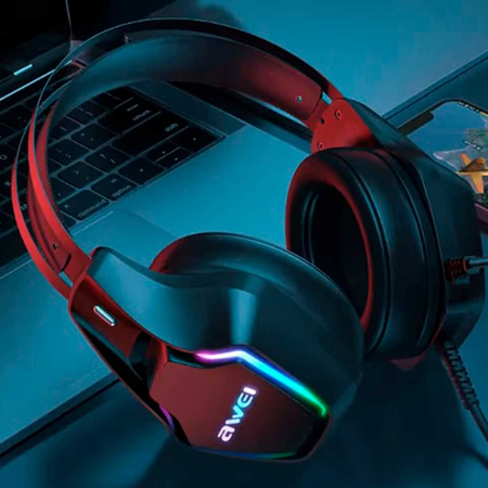 Игровые проводные наушники Awei GM-1 + Доставка + Гарантия.