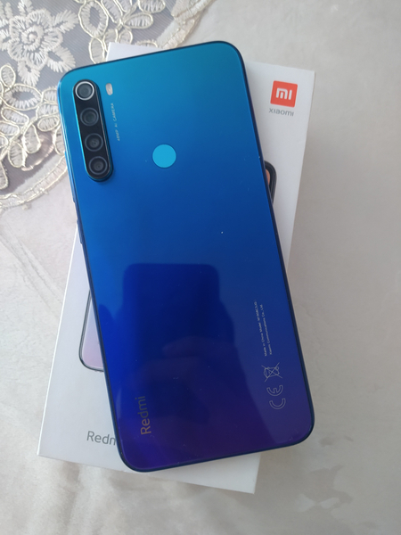 Redmi note 8 2021 4/64gb holati ideal korobka dokument full