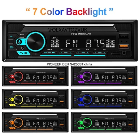 Pioneer Avtomagnitafon yangi madel blutus fleshka aux radio ovoz zor