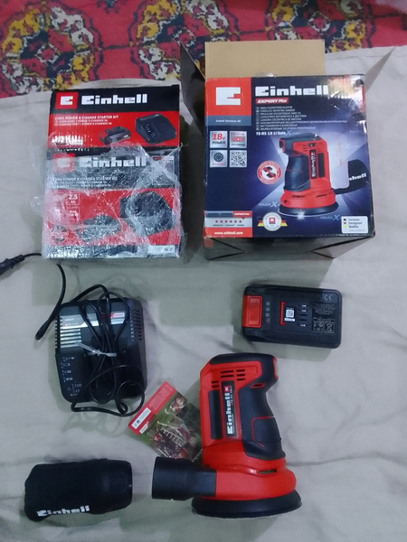 Einhell. 18v. Наждак апарат