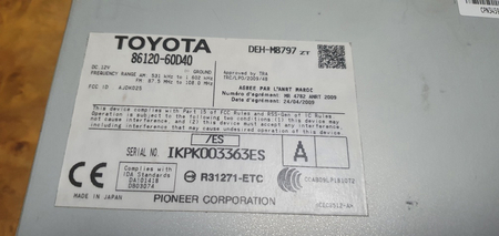 Магнитола  TOYOTA