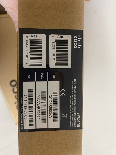 Cisco SPA514G iphone