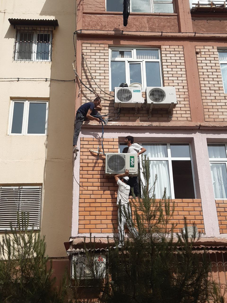 Установка кондиционера