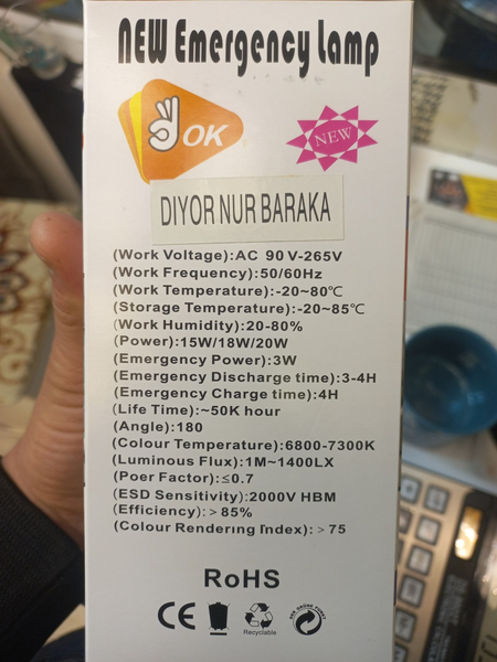 Energichni lampochkalar