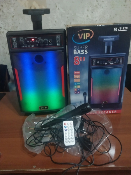 Колонка bluetooth + караоке