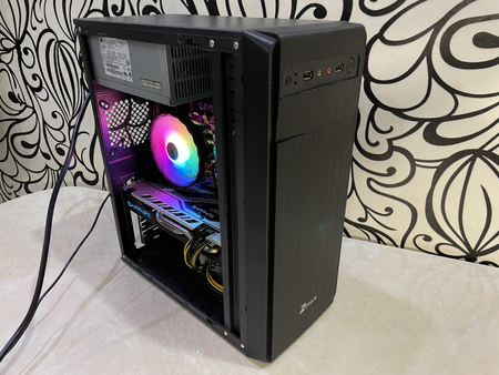 Кейс DDR4, 16gb ОЗУ, Xeon 2630v4, 500gb NvMe SSD, Rx-580 8gb