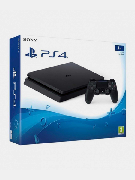 Игровая приставка Sony Playstation 4 с фулл играми 2 джойстика