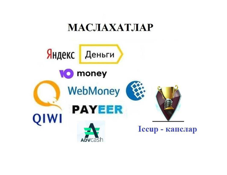 Профессионал маслахатлар Webmoney, Консультация по вебмани