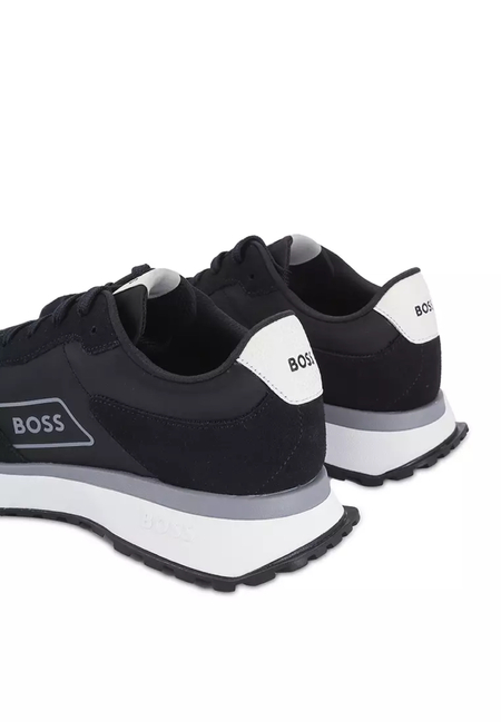 Кроссовки BOSS suede and nylon