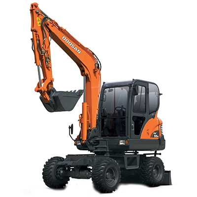 Колесный экскаватор Doosan DX55W в наличии