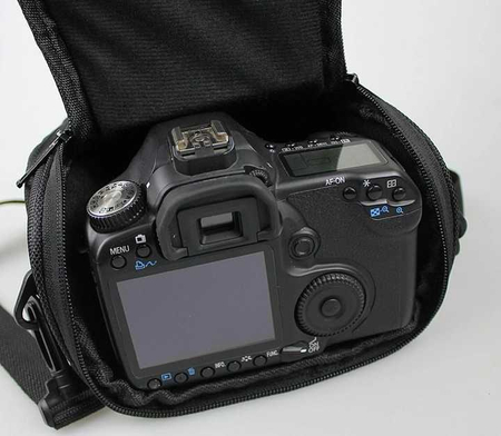 Чехол-Сумка треуголка Canon фотосумка кэнон черная