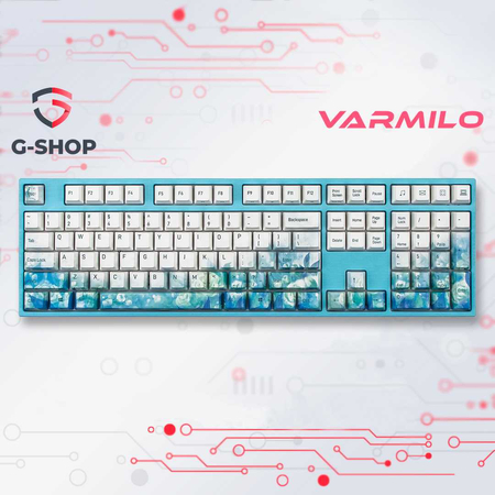 Игровая механическая клавиатура Varmilo VA108M Jasmine Cherry MX PBT