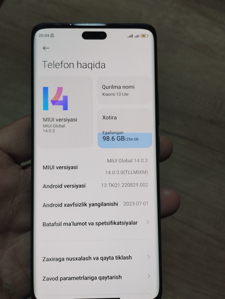 Redmi 13 Lite 8+3/256