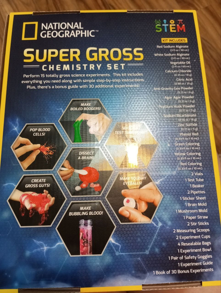 Химические экспирименты super gross