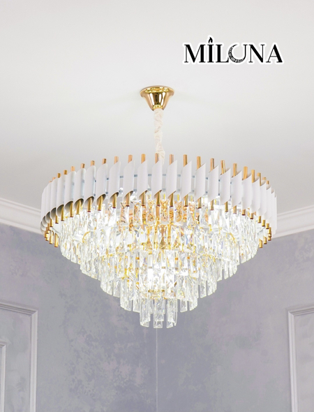 Люстра Modern Queen, 4 размера, диаметр 40, 55, 75, 95 см, 3 цвета