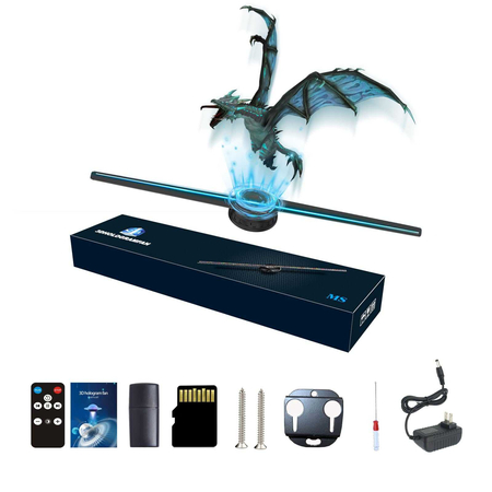 3d gologram ventilyator reklama uchun