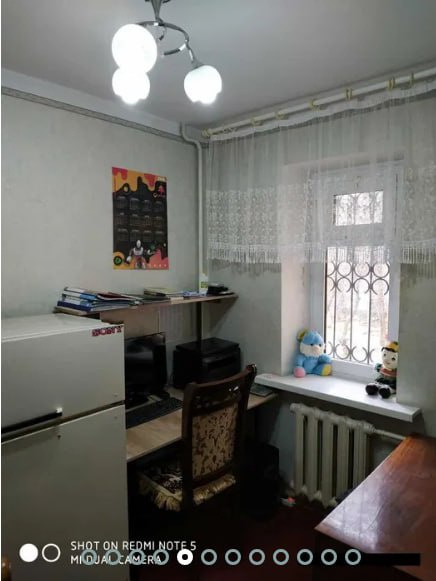 Чиланзар 2ка  3в4/3/4 Кирпич Балкон2*4м² Общ пл60м²