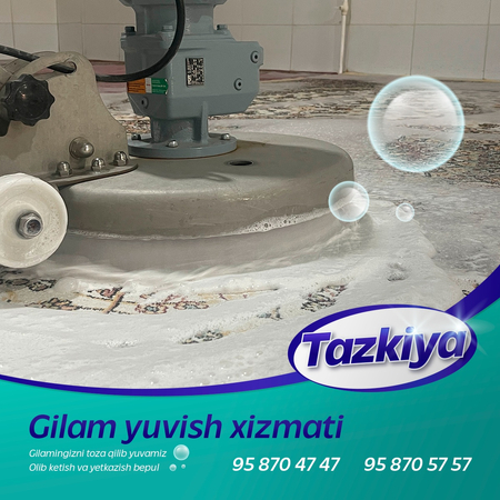 Gilam yuvish / стирка ковров ximichistka kavrov