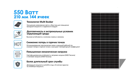 Quyosh panel Trina Solar Vertex 550W