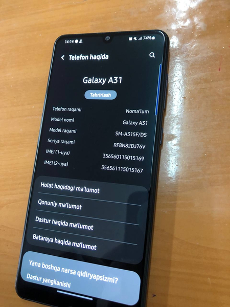 Samsung A31 2021