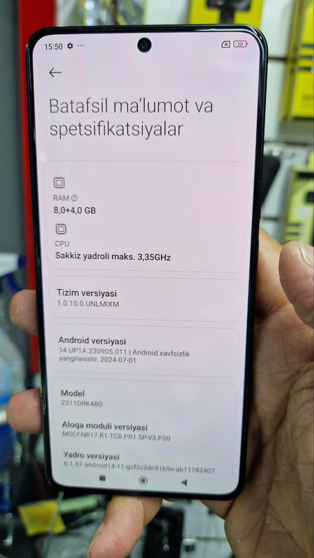 POCO X6 PRO 5G sotildi