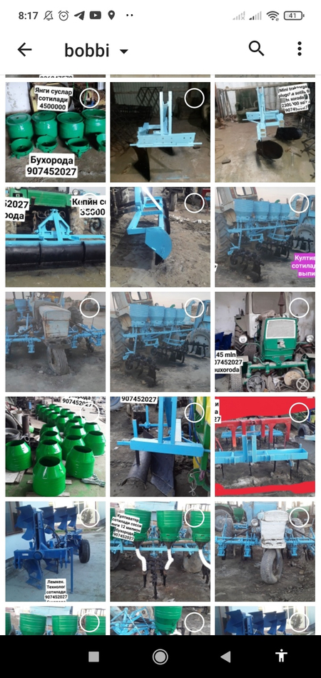 Traktor sotiladi