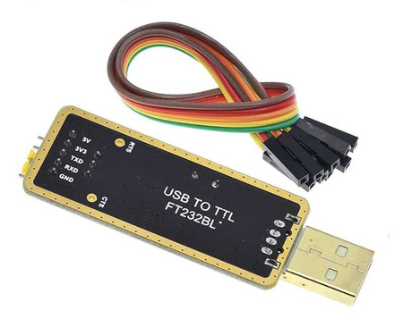 Преобразователи CH340 и FT232 Конвертеры USB to TTL