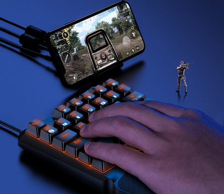 Игровой Набор Baseus GAMO MobileGame Adapter Button Suit Black