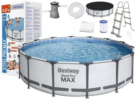Каркасный бассейн 366х122см, BestWay 56420, фильтр-насос 2006л/ч,
