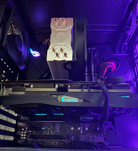 Игровой компьютер: ryzen 5600x / rx 5600 xt / 16gb озу / 512gb ssd