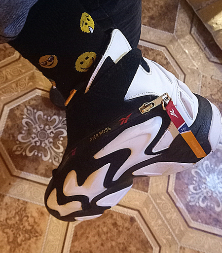 Кроссовки pyer moss x mobius experiment 3 'black white' Reebok,