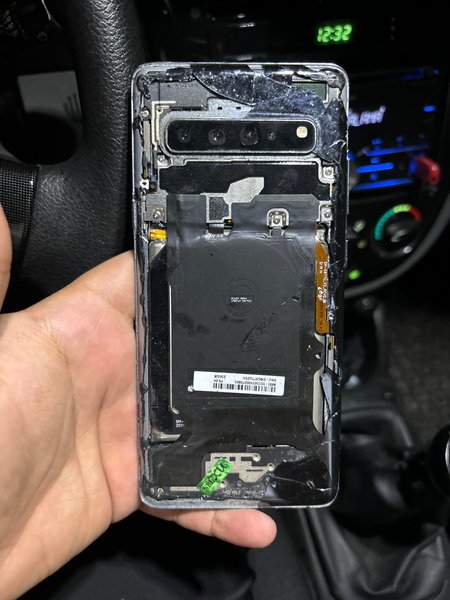 Samsung S10 5G 256GB Black aybi rasmda