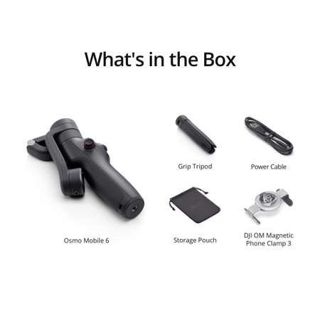 Стабилизатор мобильной съемки DJI Osmo Mobile 6 3-осевая стабилизация