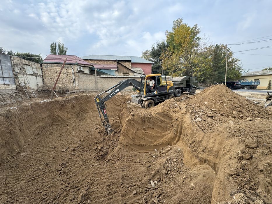 Экскаватор Катлаван хизматлари.