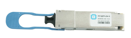 Двухволоконный модуль, QSFP+ 40GBASE-LR4, разъем LC, дальность до 10км