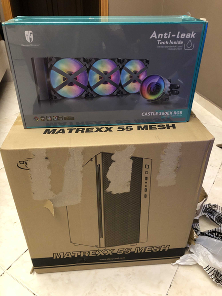 Deepcool Matrexx 55 Mesh ADD-RGB 4F + Castle 360ex rgb
