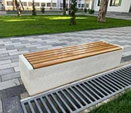 Фибробетон скамейка
